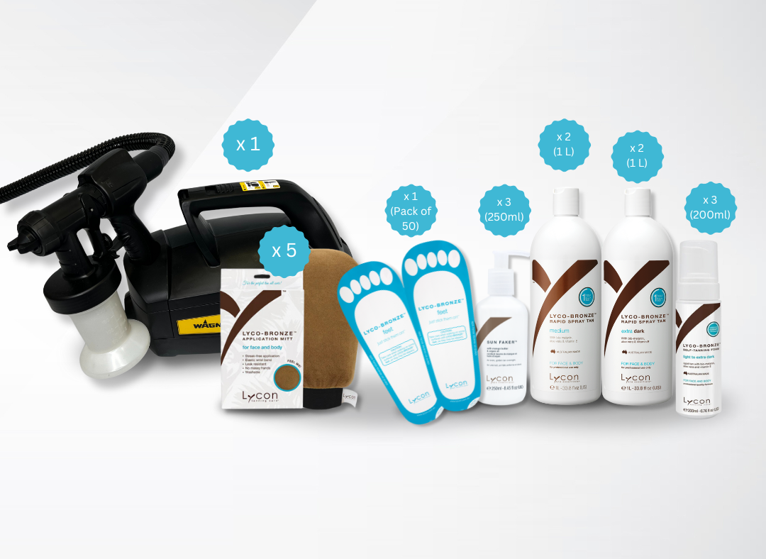 Lyco-Bronze Tanning Starter Kit for Professionals